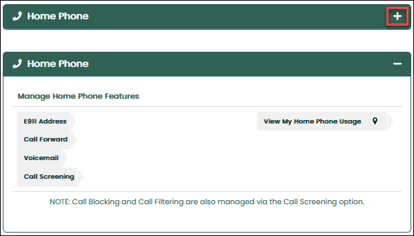 Managing Your Xplore Home Phone Features