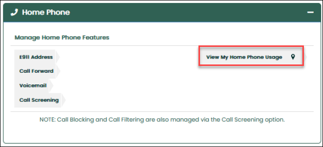 Managing Your Xplore Home Phone Features
